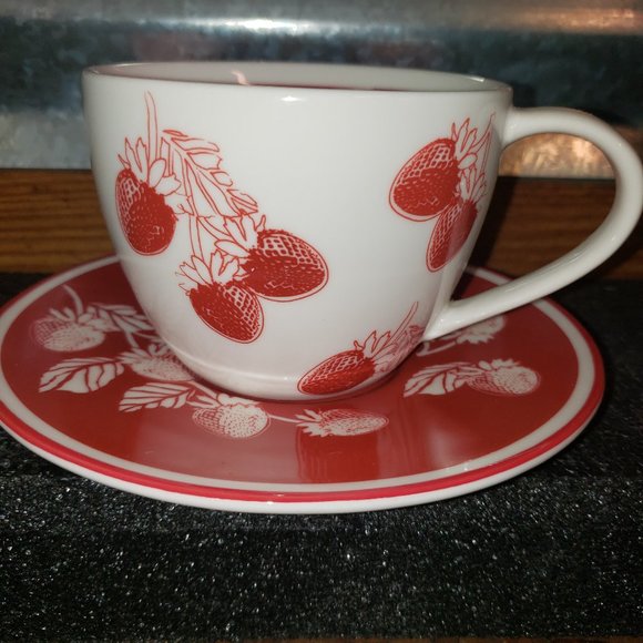 Starbucks | Dining | Vintage Starbucks Coffee Cup Plate Set | Poshmark